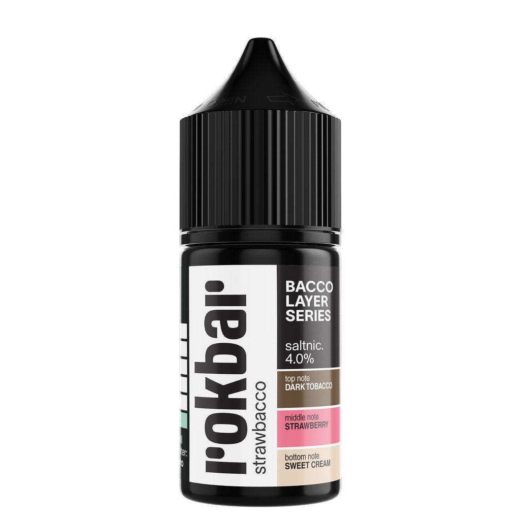 LQ Salt Strawbacco 30ml 40mg | PT Rokbar Indonesia Maju